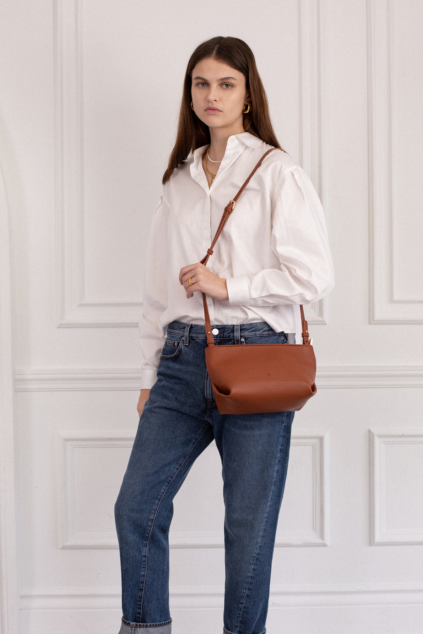 Fiona Bag – Walnut Pebble